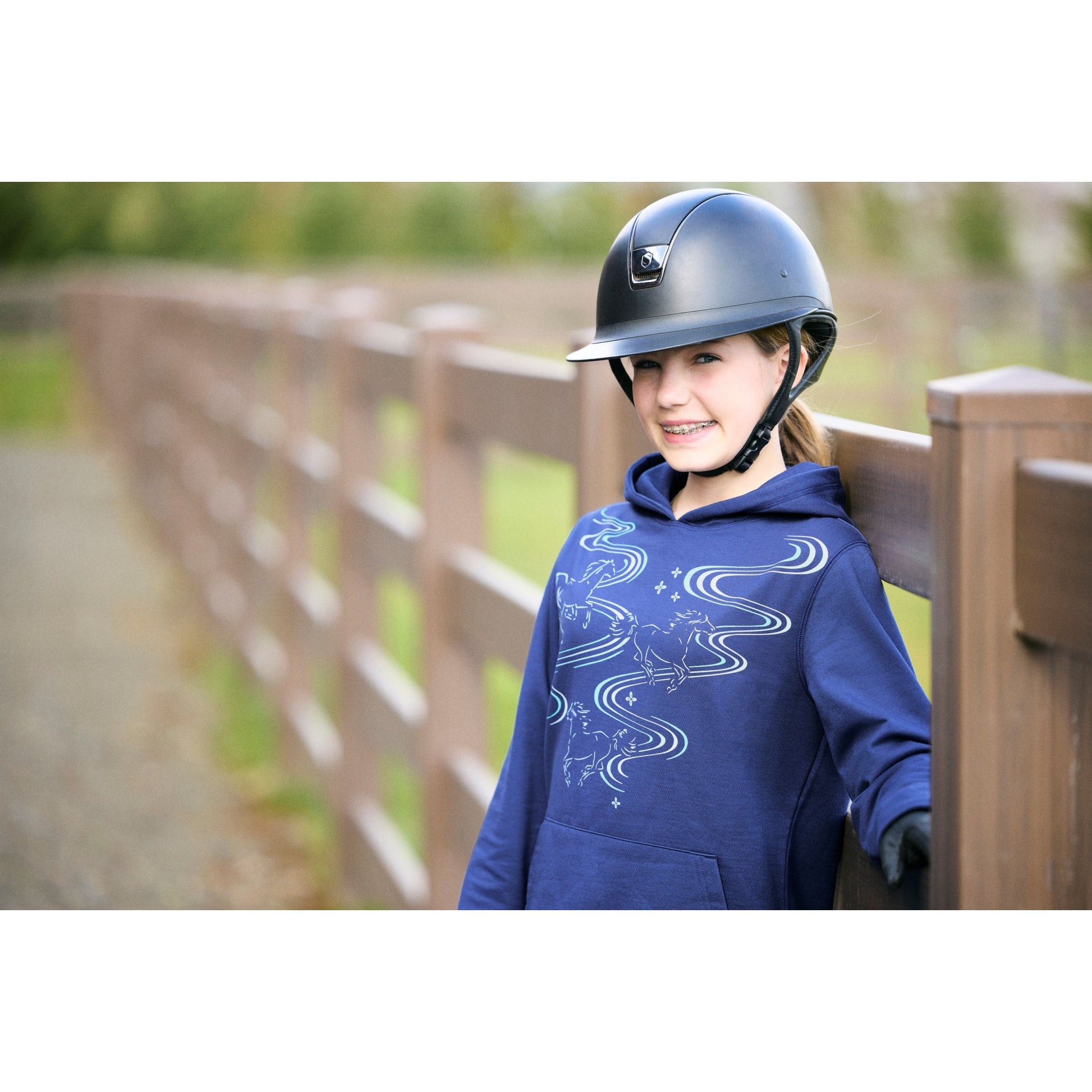 Kerrits Kids Ride The Wind Fleece Hoodie– MiniTack